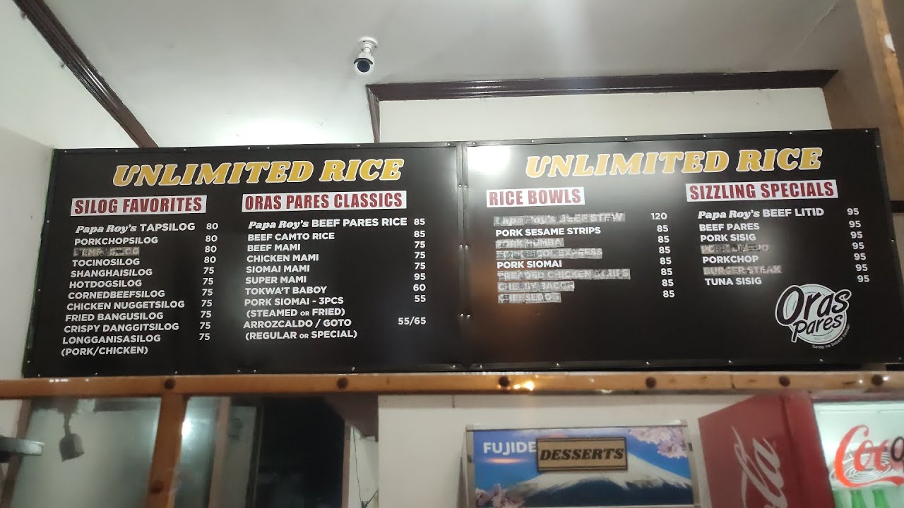 Unlimited rice na kainan sa pilar village - YouTube