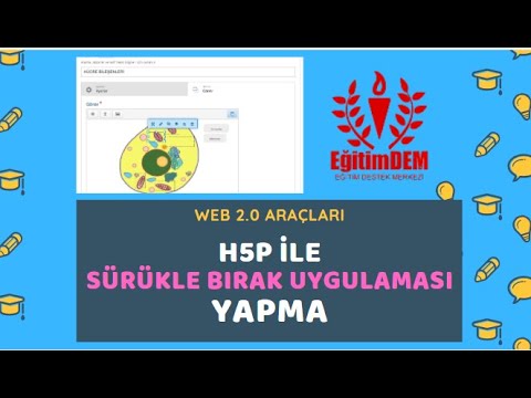 H5P İLE SÜRÜKLE BIRAK UYGULAMASI YAPMA - YouTube