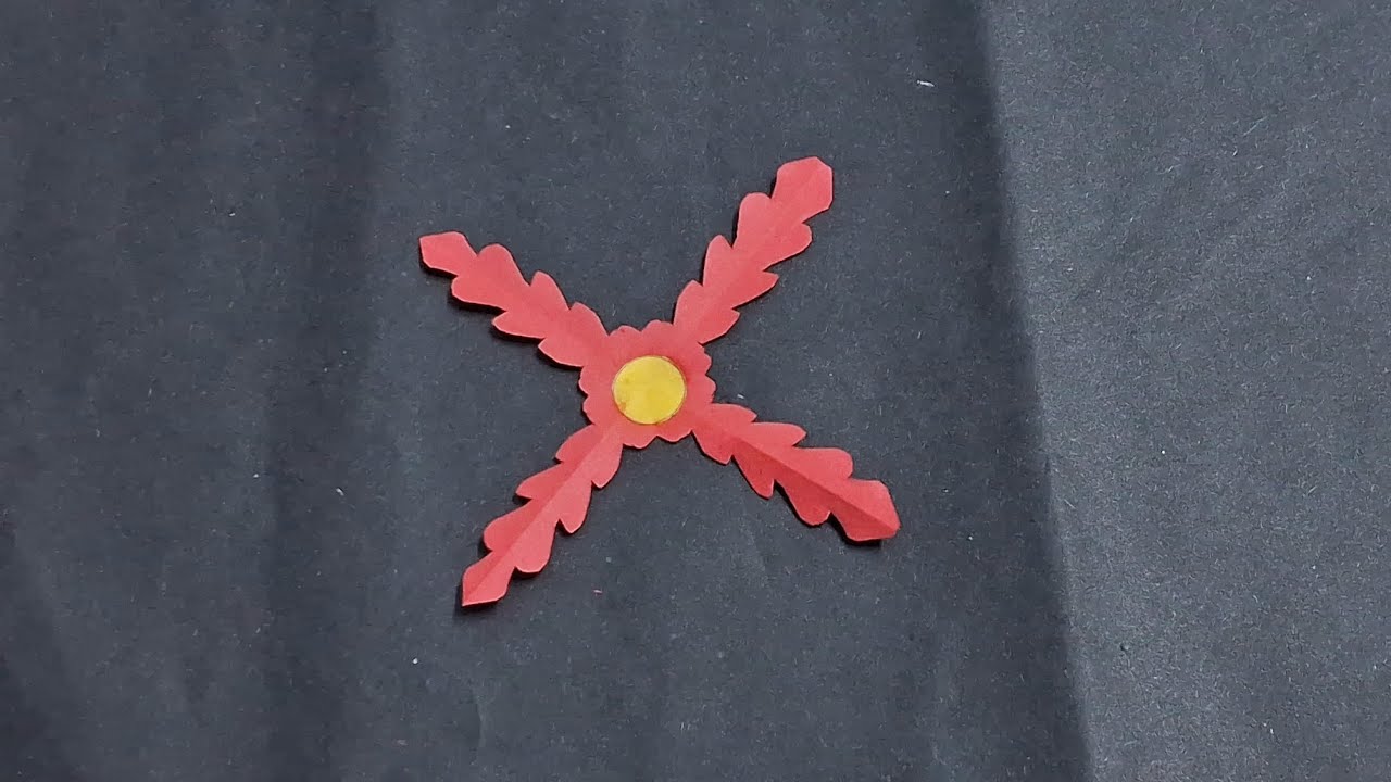 Paper flower making video - YouTube