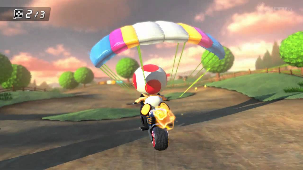 Wii U - Mario Kart 8 - (Wii) Moo Moo Meadows - YouTube