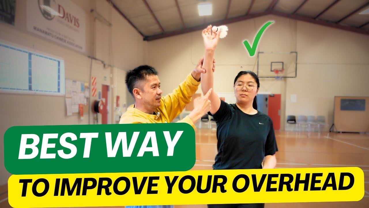 Best Way To Master Your Badminton Overhead - Throw Shuttles 🏸 - YouTube