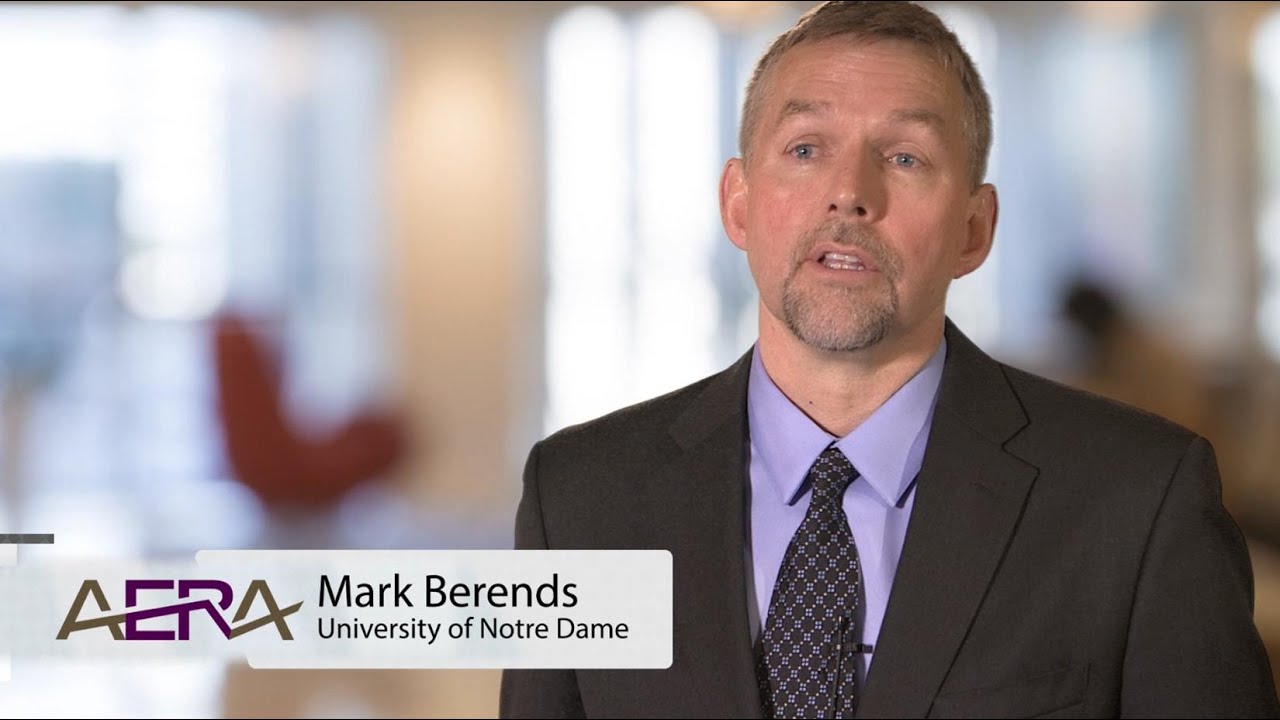 Mark Berends Discusses Research on School Choice Issues - YouTube
