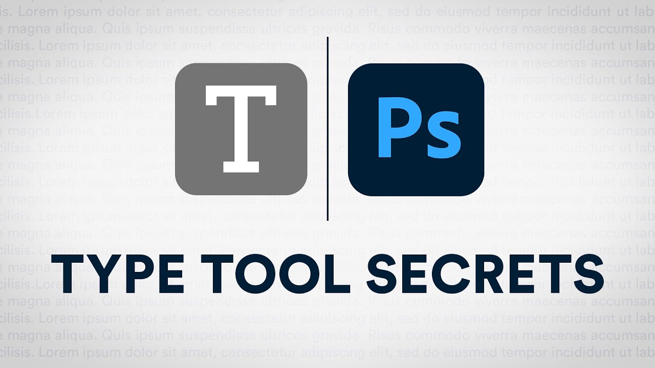 Photoshop Type Tool Secrets, Character and Paragraph Panel - How to Use ...