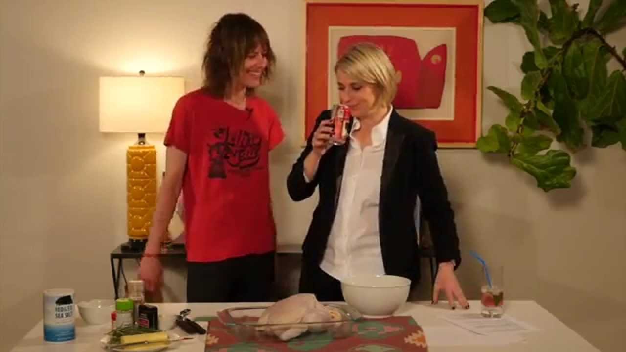 Cooking with Kate Moennig on This Just Out with Liz Feldman - YouTube