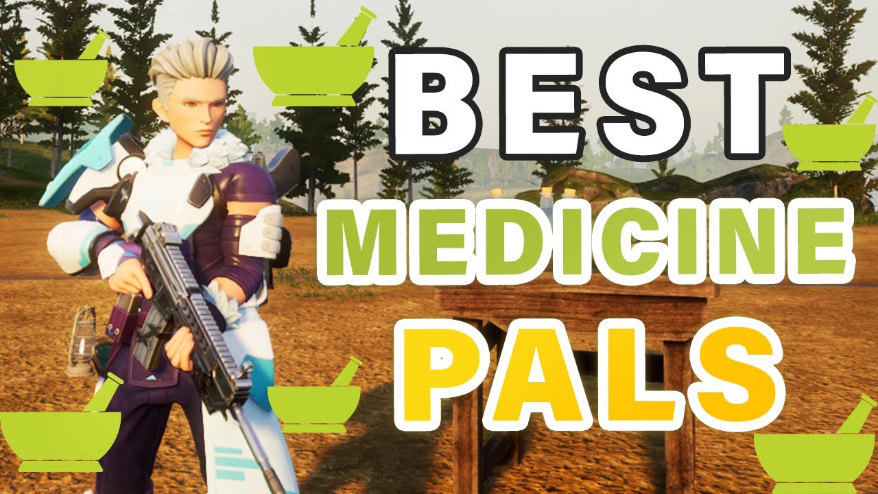 Best MEDICINE Work Pals to Use in your base Palworld - YouTube