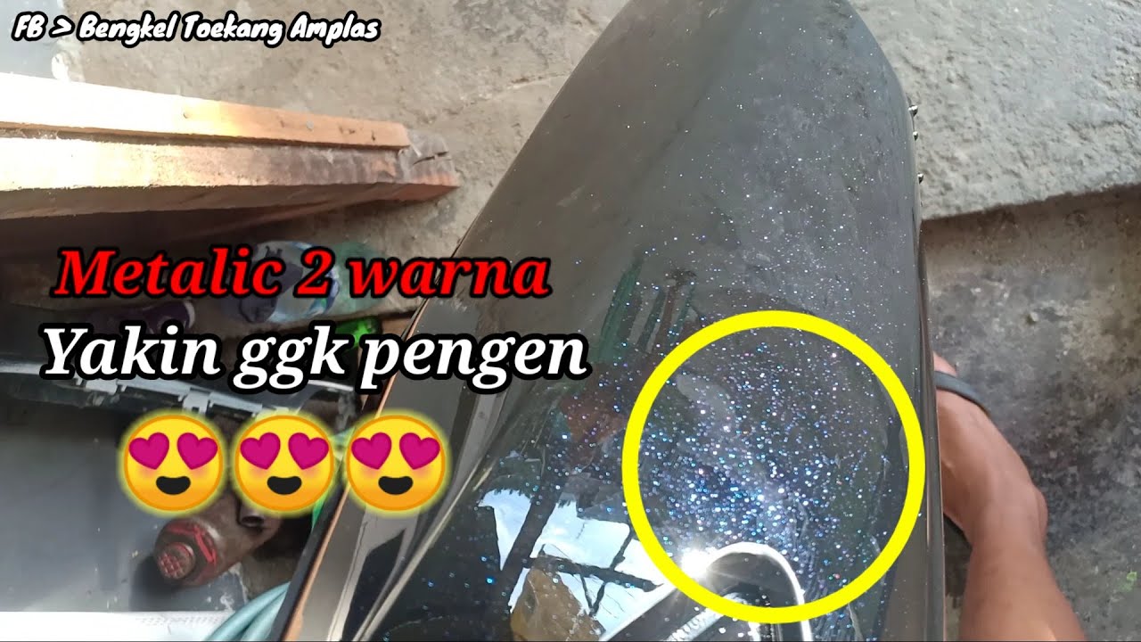 Cara Membuat Hitam Biasa Menjadi Hitam Metalik part 2 - YouTube