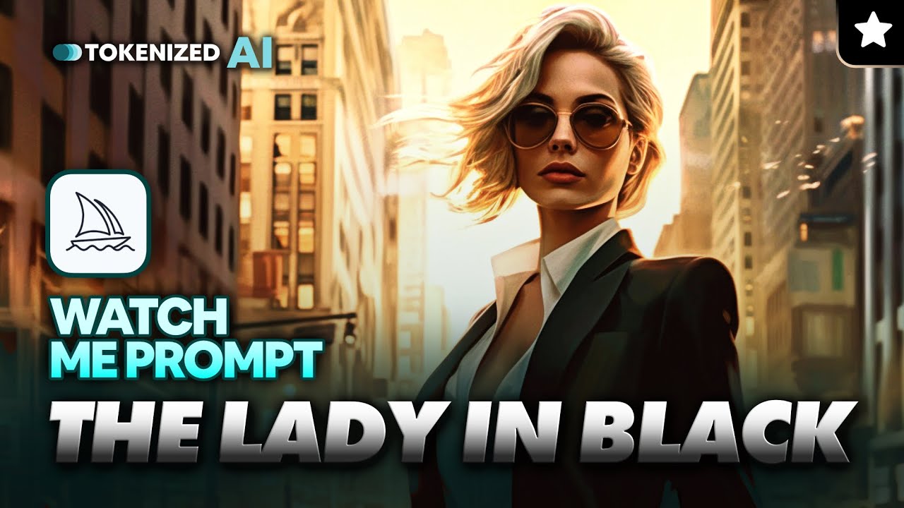 The Lady in Black | Watch Me Prompt Live in Midjourney - YouTube