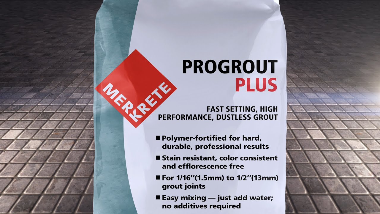 Merkrete ProGrout Plus - YouTube