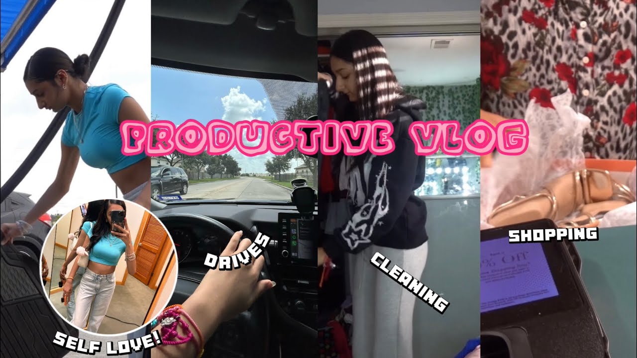 PRODUCTIVE DAY VLOG (cleaning,car wash,returns,shopping) # ...
