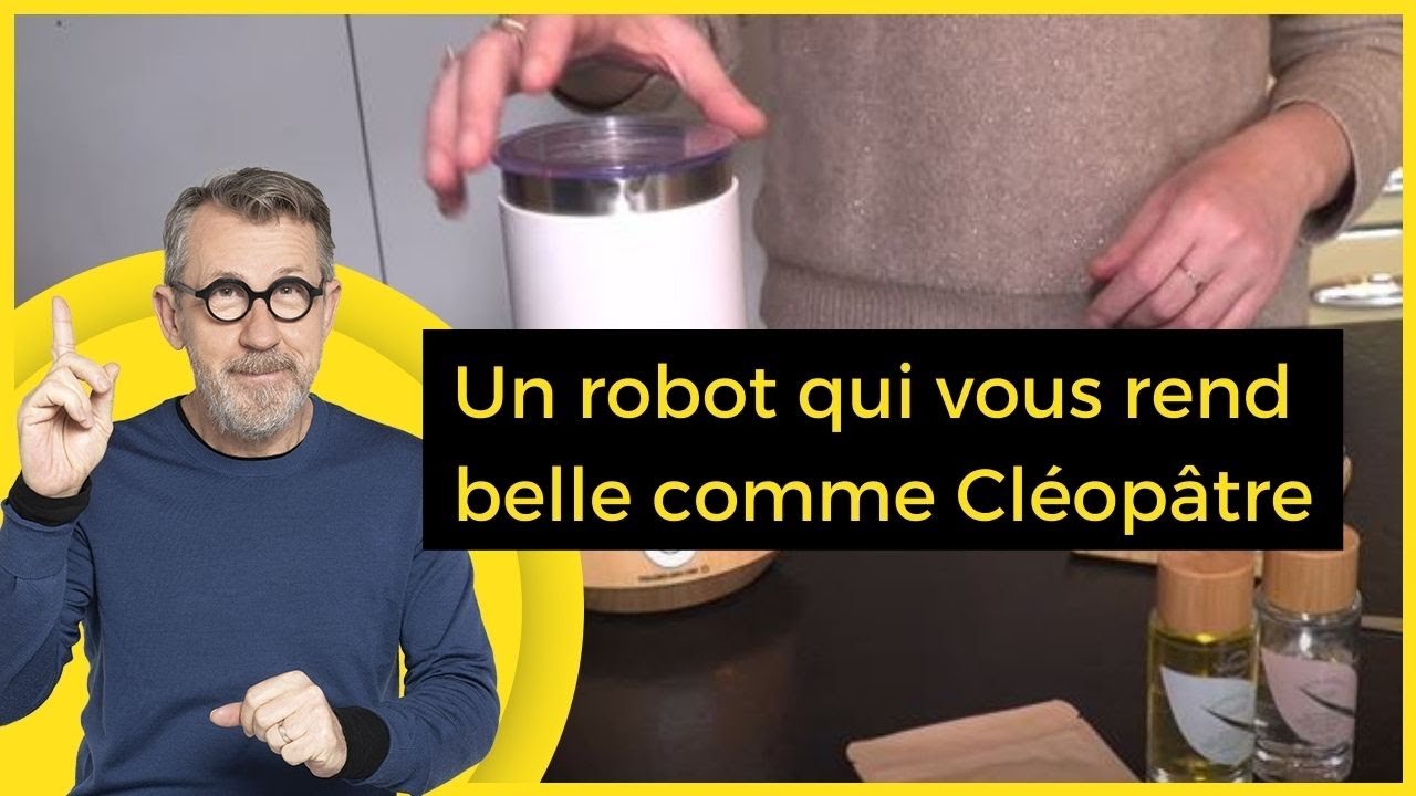 Un robot qui vous rend belle comme Cléopâtre - C Jamy - YouTube