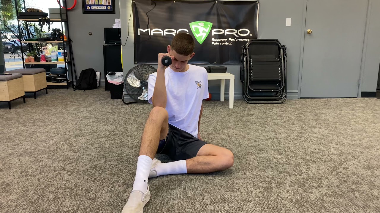 Shoulder External Rotation at 90 Degrees Flexion - YouTube