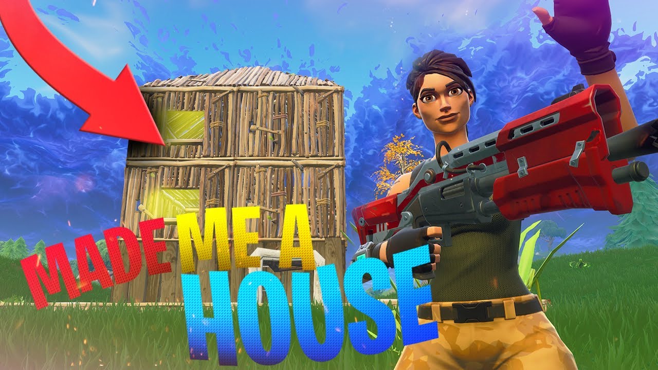 An ENEMY Made Me a HOUSE Mid Game in Fortnite BR! - Fortnite Battle ...