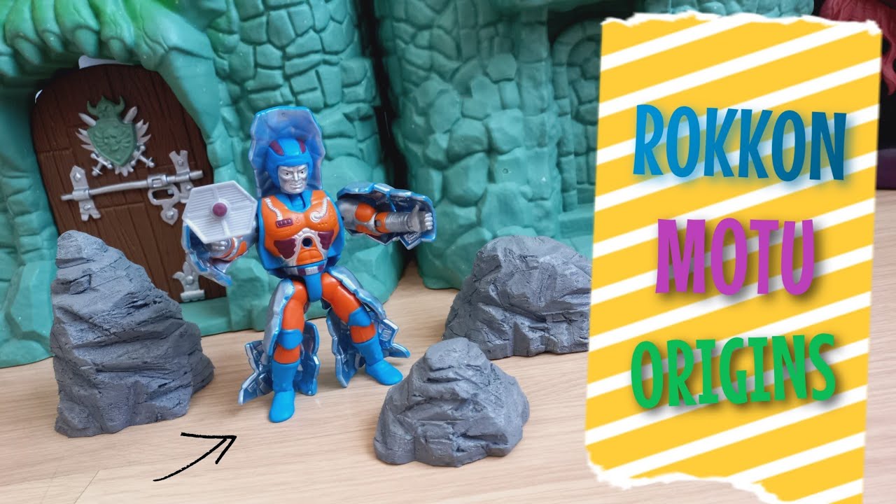 ROKKON MOTU ORIGINS | MATTEL CREATIONS EXCLUSIVE | HE-MAN MOTU REVIEW ...