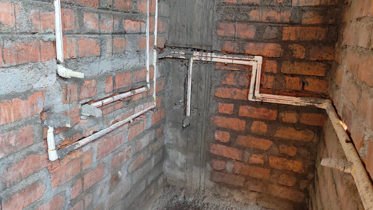 Water supply layout from tank to kitchen bath plumbing for house - YouTube
