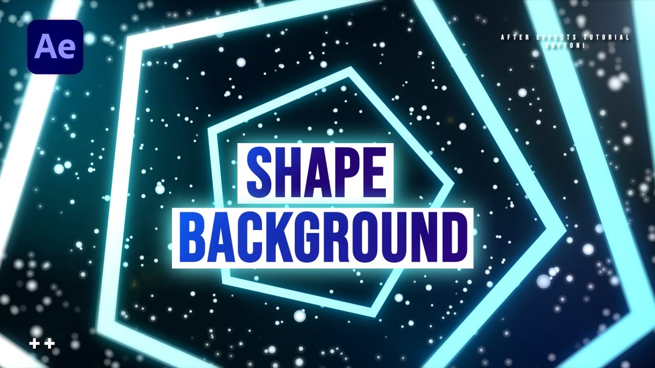 Shapes Background Animation - After Effects Tutorial - YouTube