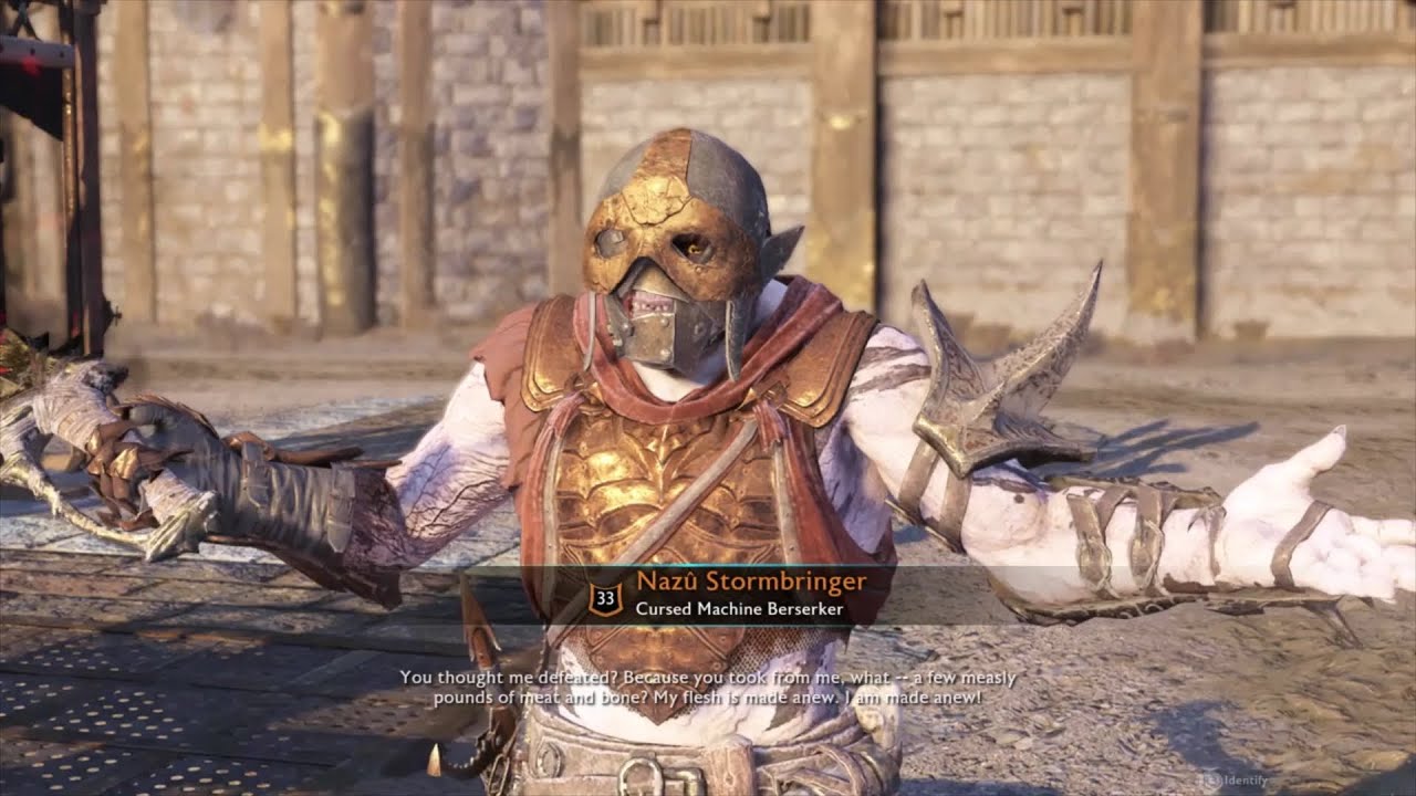 I made a Stormbringer with a machine tribe helmet- Shadow of war [PS4 ...