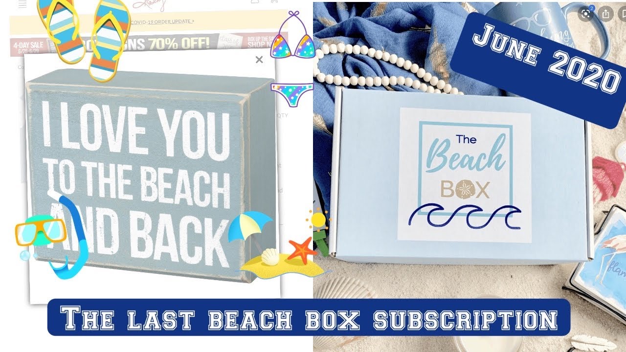 The beach box subscription jewelry clothing accessories June 2020 - YouTube