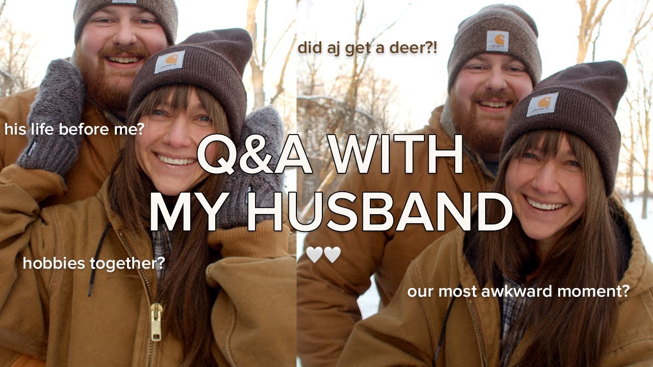 AJ's life before me..? Q&A with my Husband! 🦌 (before he goes hunting ...