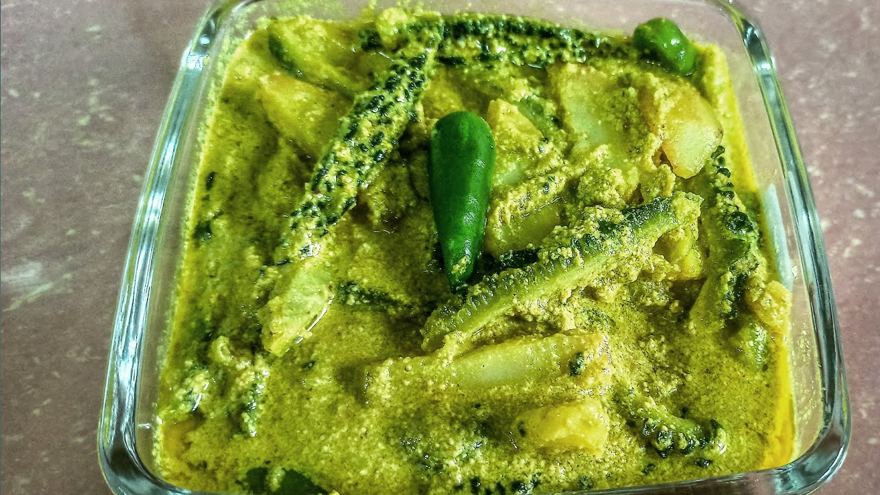 Uchche( Bitter Gourd ) Aloo Mustard With Poppy Seeds || Cooking With ...