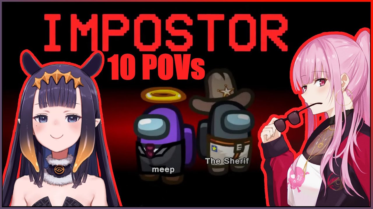 Ina and Calli on a backstabbing spree - All POVs - HoloEN Among Us ...