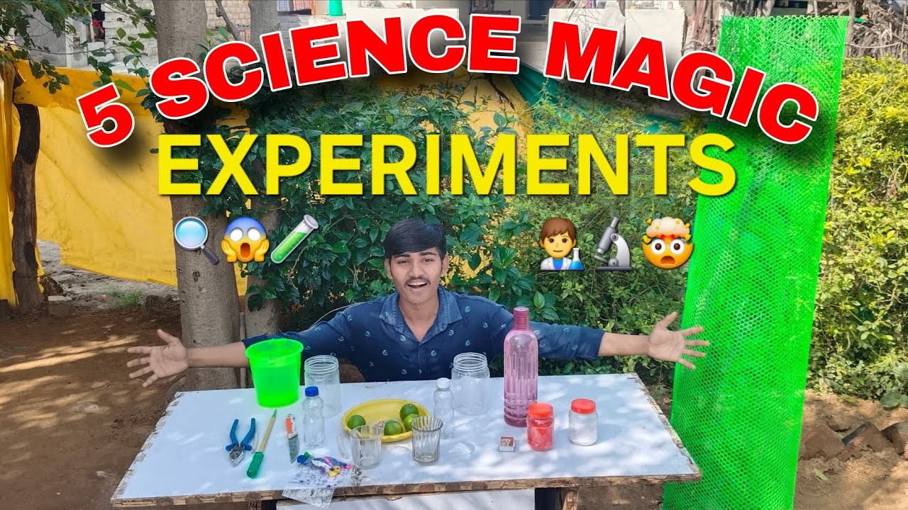 🔥🧪😱5 SCIENCE🧪 MAGIC EXPERIMENTS👨‍🔬|| लास्ट मे बहुत मज़ा 😃आएगा !🤯 - YouTube