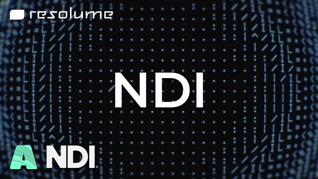 Resolume Arena Tutorial - NDI - YouTube