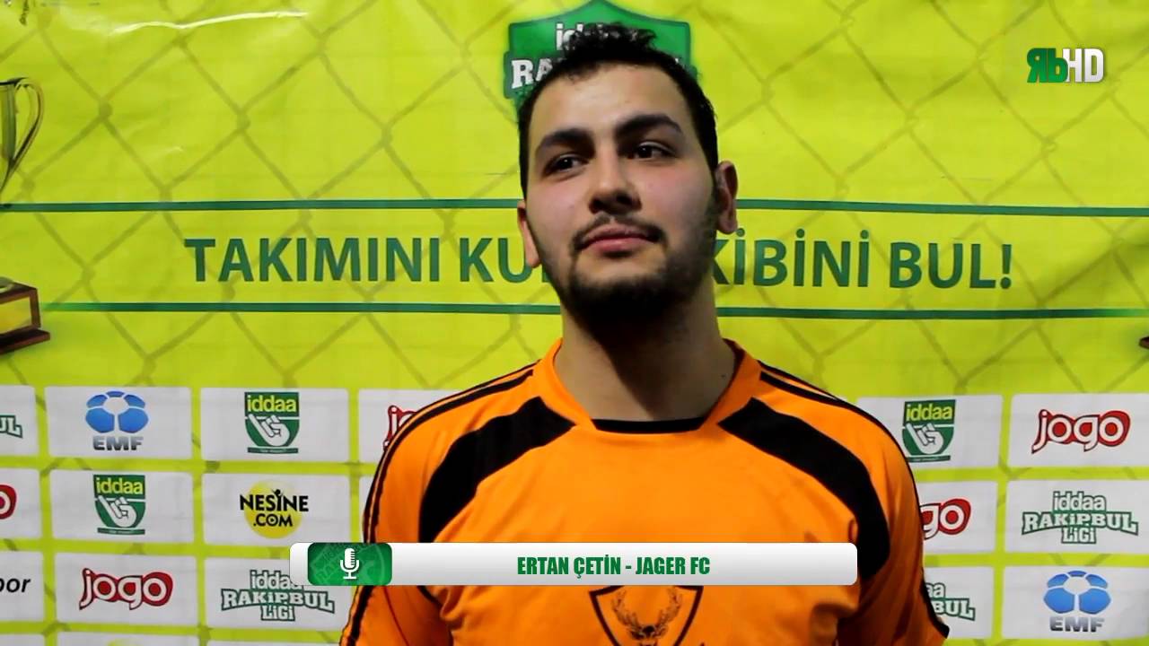 Ertan Çetin - Jager FC - Röportaj / İZMİR / iddaa Rakipbul Ligi 2015 ...