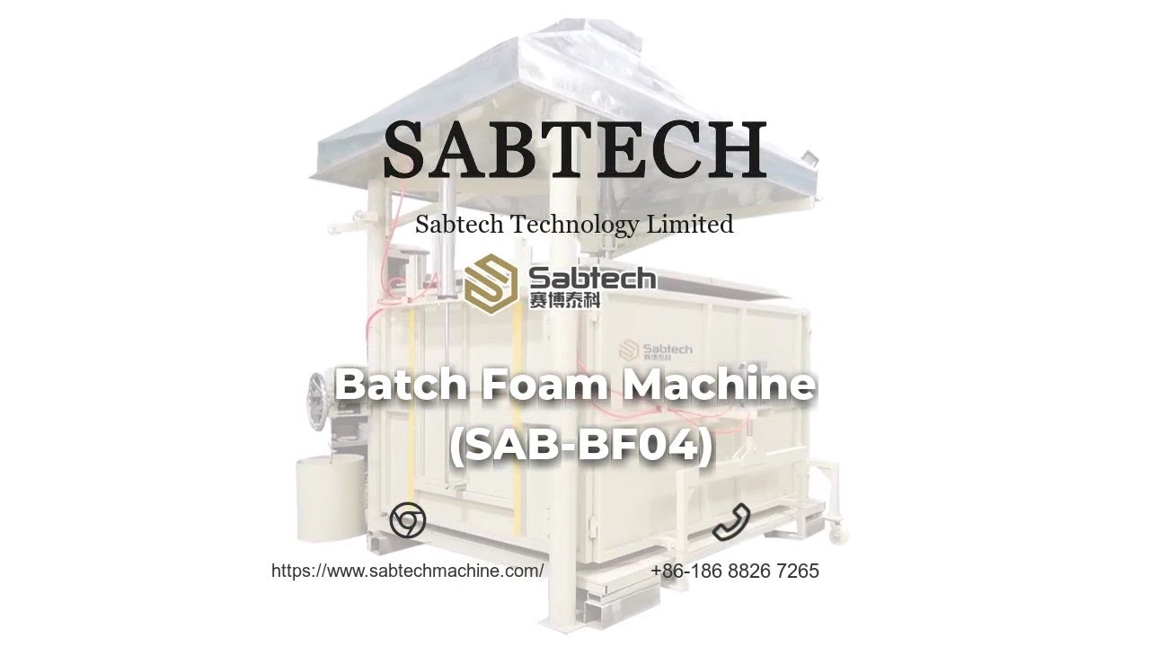 Batch Foam Machine (SAB-BF04) - YouTube