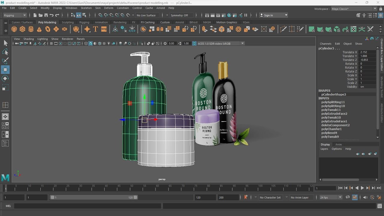 Maya tutorial of product modeling | product modelling series - YouTube