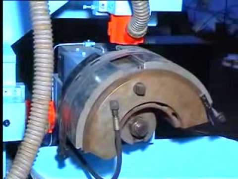Servo Two Spindle Drilling Machine For Brake Liner - Redema - YouTube