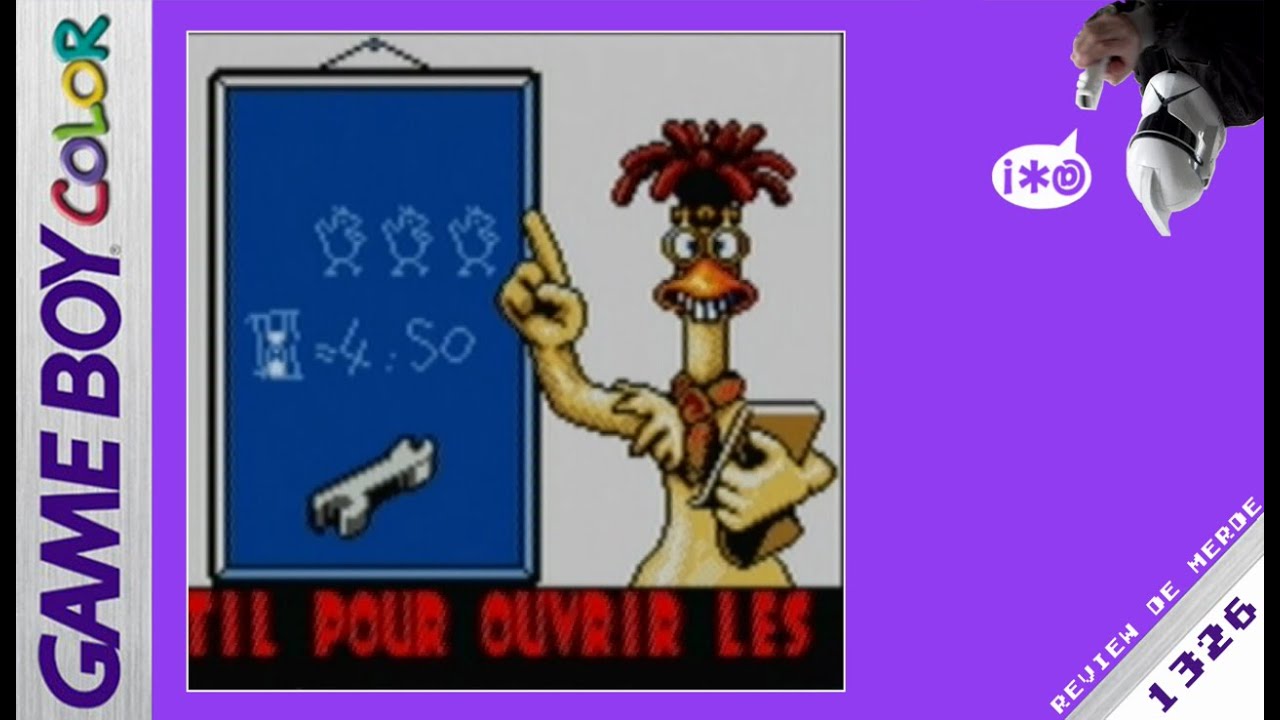 Review de merde # 1326 : Chicken Run [Game Boy Color] - YouTube