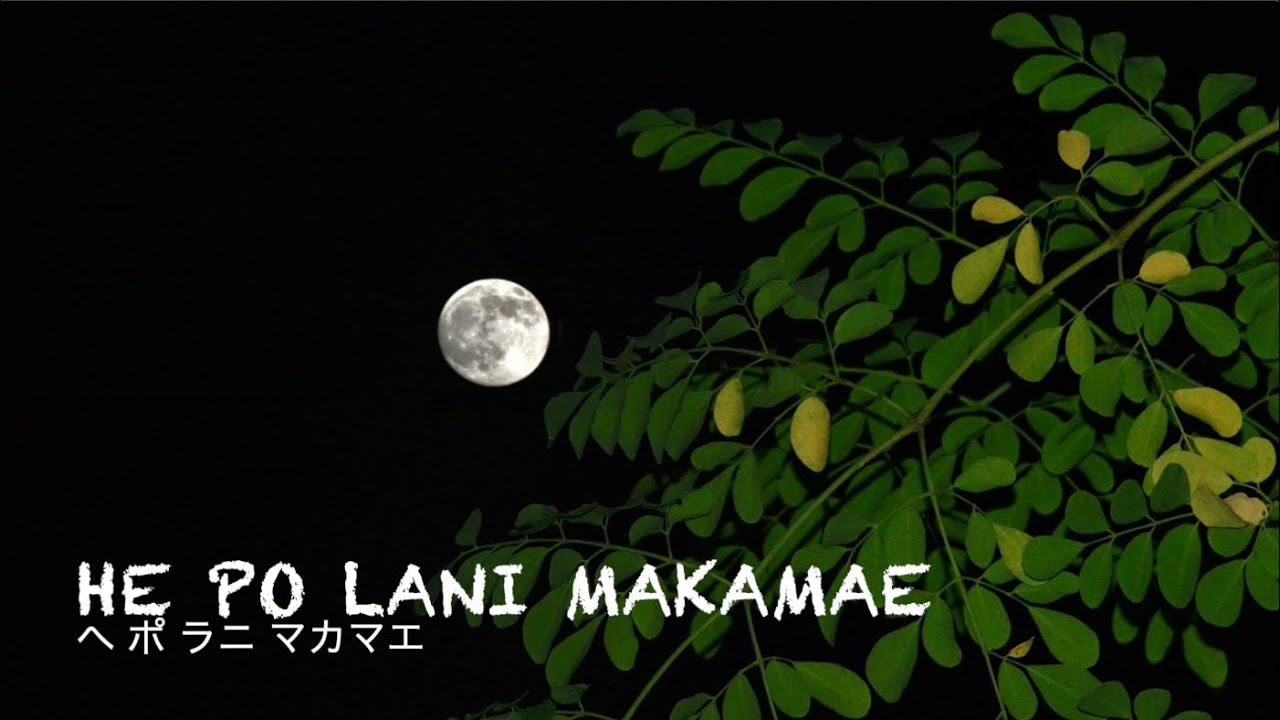 フラ曲 He Po Lani Makamae （へ ポ ラニ マカマエ）歌詞・コード付き kathy - YouTube