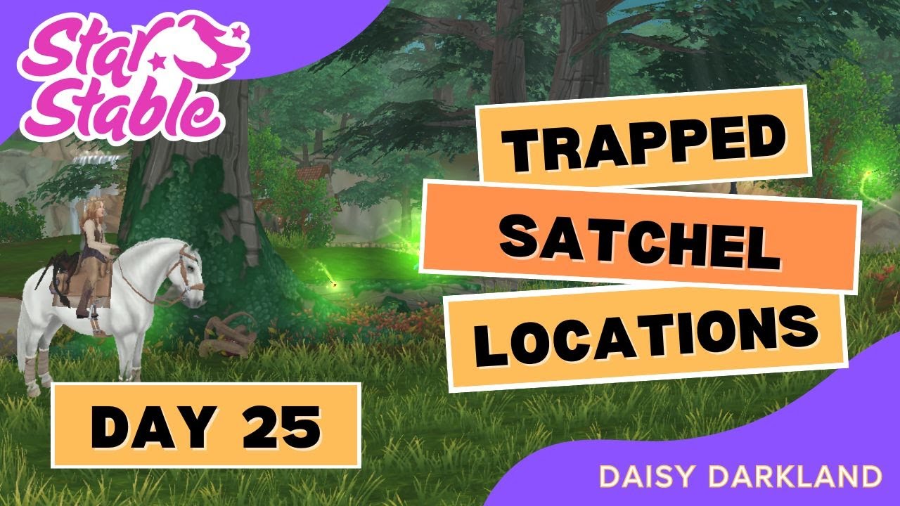 Day 25 Star Stable Online Daily Trapped Satchel Locations - YouTube