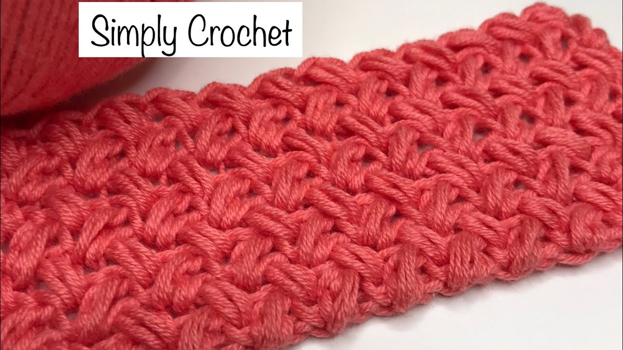 🌸SUPER EASY & CUTE CROCHET STITCH!! Great for Beginners - YouTube