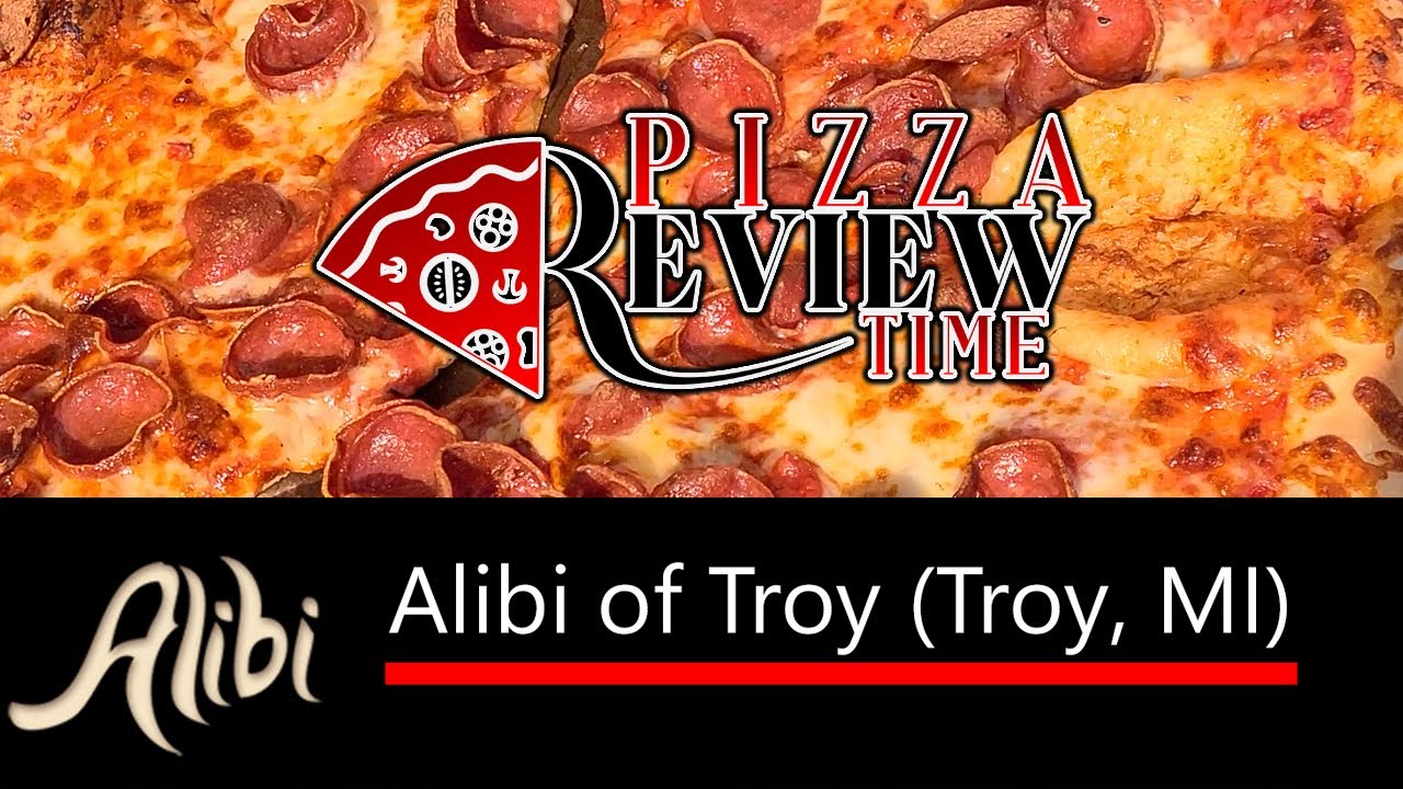 PIZZA REVIEW TIME 🍕 - Alibi of Troy (Troy, MI) - YouTube