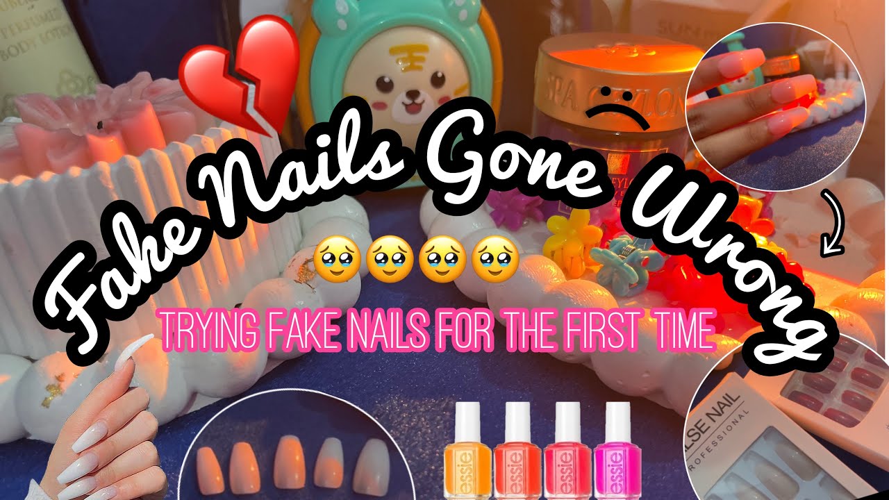 💅 Fake Nails Gone Wrong 🤯 My Epic Fail Attempt 🥺 - YouTube