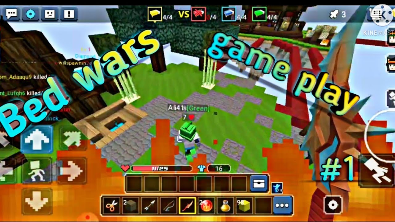 Bed wars game play #1. #gameplay - YouTube