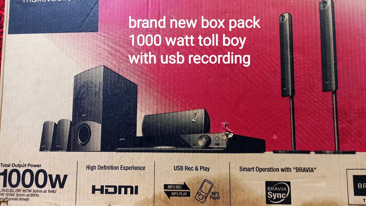 sony dav-dz640k box pack about in hindi. sold out in chhatisgarh. shyam ...
