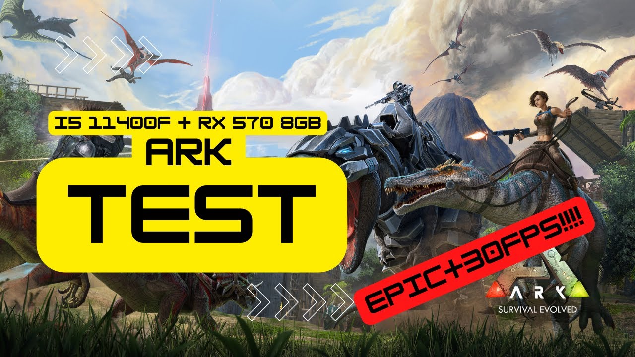 i5 11400F RX 570 8GB ARK En Servidores OFICIALES - YouTube