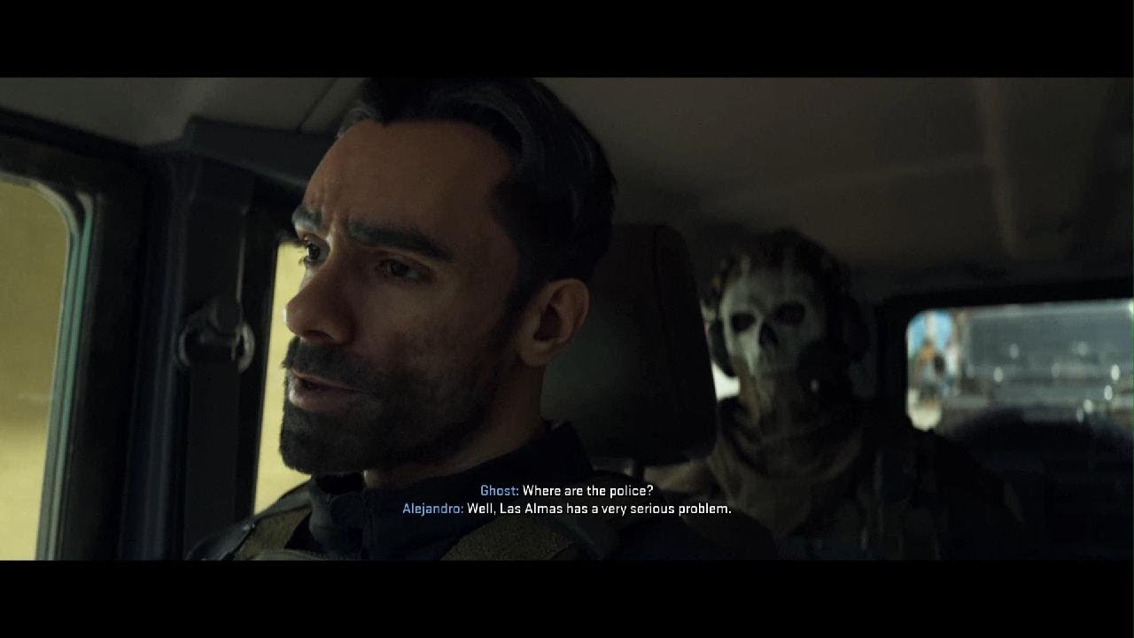 Call Of Duty Modern Warfare 2 Ghost Staring Full Cutscene Youtube