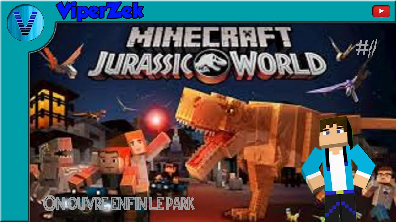 ON OUVRE ENFIN LE PARK | Jurassic Craft #2 - YouTube