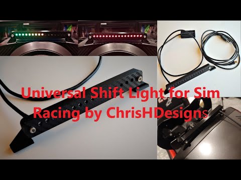Sim Racing Universal Shift Light for PC by ChrisHDesigns - YouTube