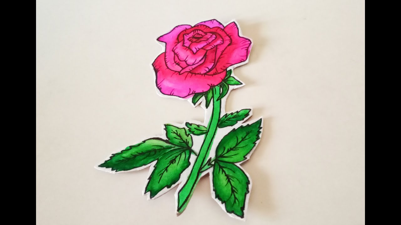 How to draw beautiful flower 🌺 | Anagha W | art_strokes_sketches - YouTube