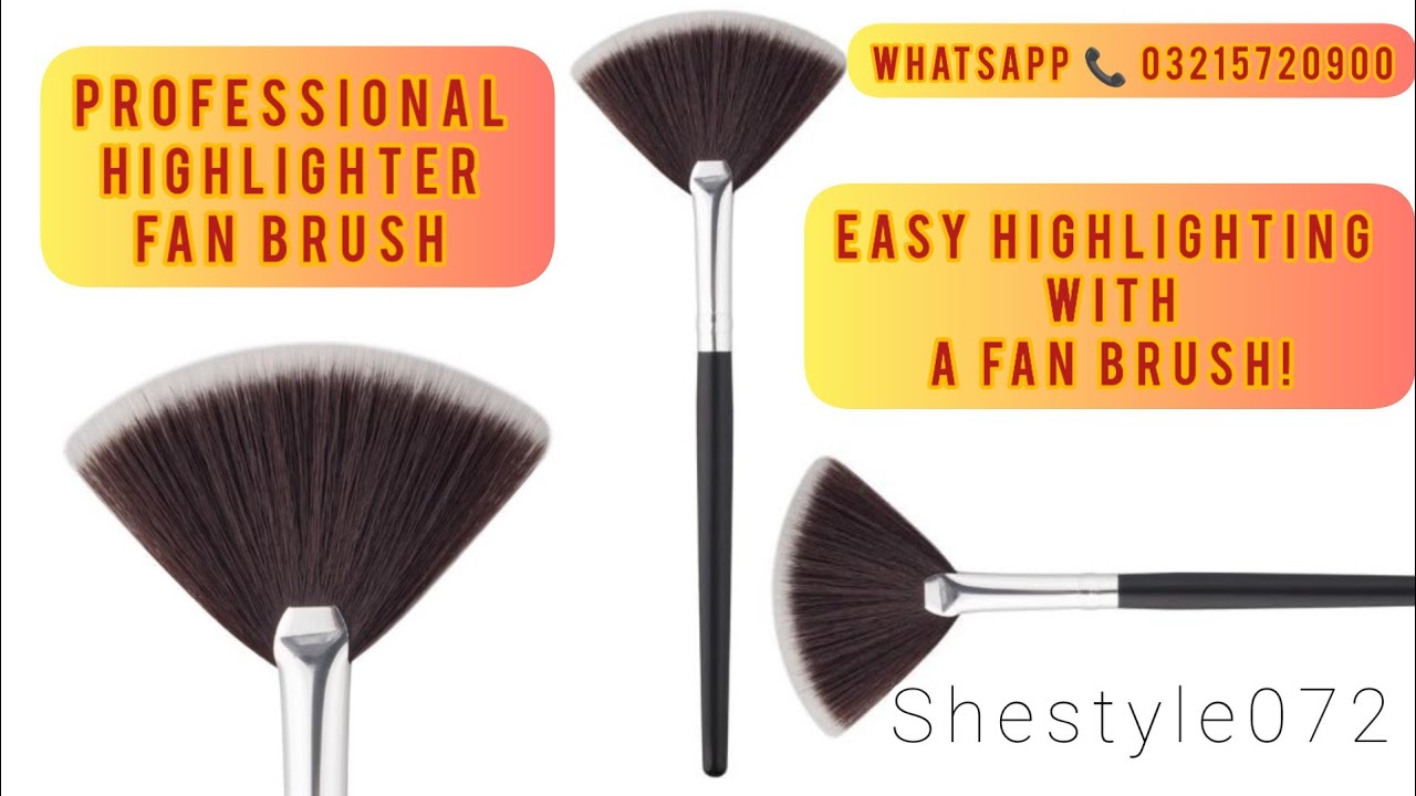 Professional Highlighter Fan Brush |Easy highlighting with a fan brush ...