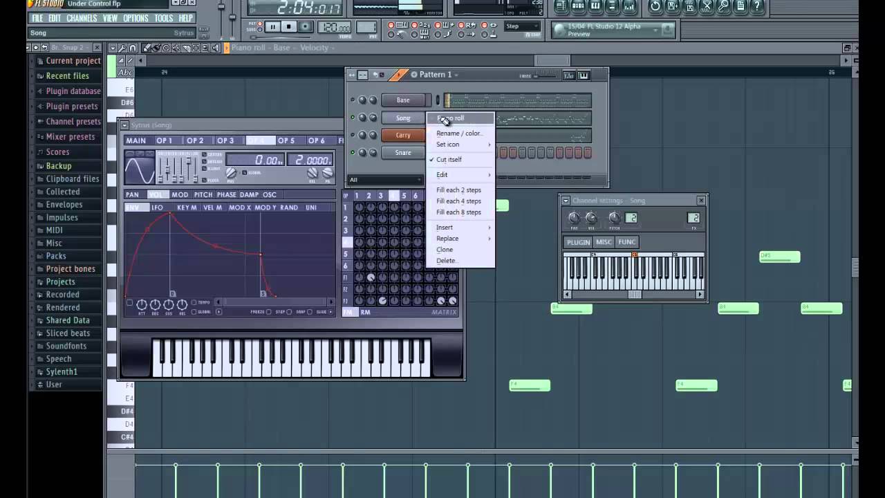 Under Control - FL Studio 11 Remake by DJ N0SteF - YouTube