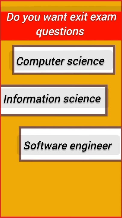 #computer_science_exit_exam#exit_exam #information_science #exit_exam_softwaer_engineering#exit ...