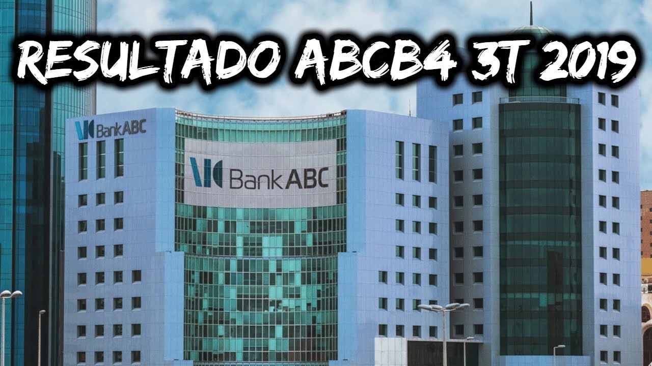 BANCO ABC ABCB4 RESULTADO 3T 2019 - YouTube