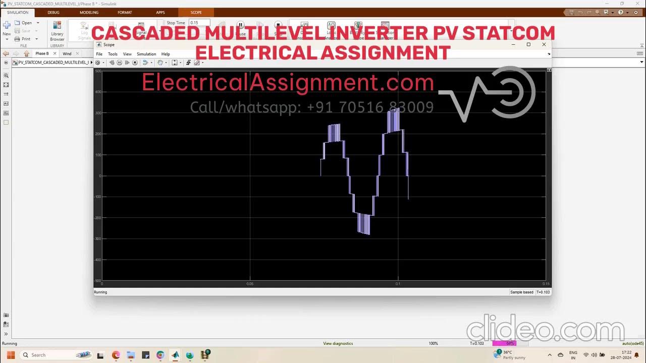 CASCADED MULTILEVEL INVERTER PV STATCOM-ELECTRICAL ASSIGNMENT - YouTube