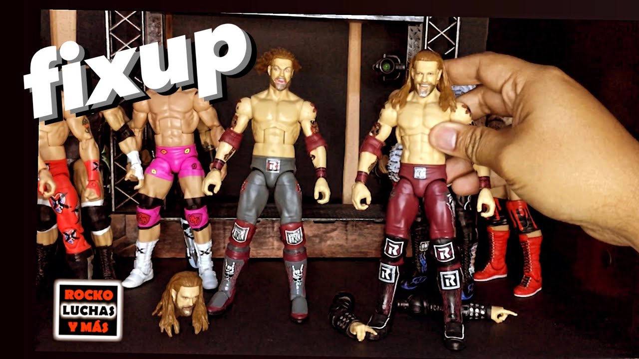 WWE FIGURE FIXUP EDGE (ULTIMATE & ELITE 83) - YouTube