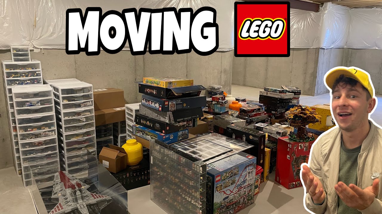 Moving My ENTIRE Lego Collection in 24 Hours - YouTube